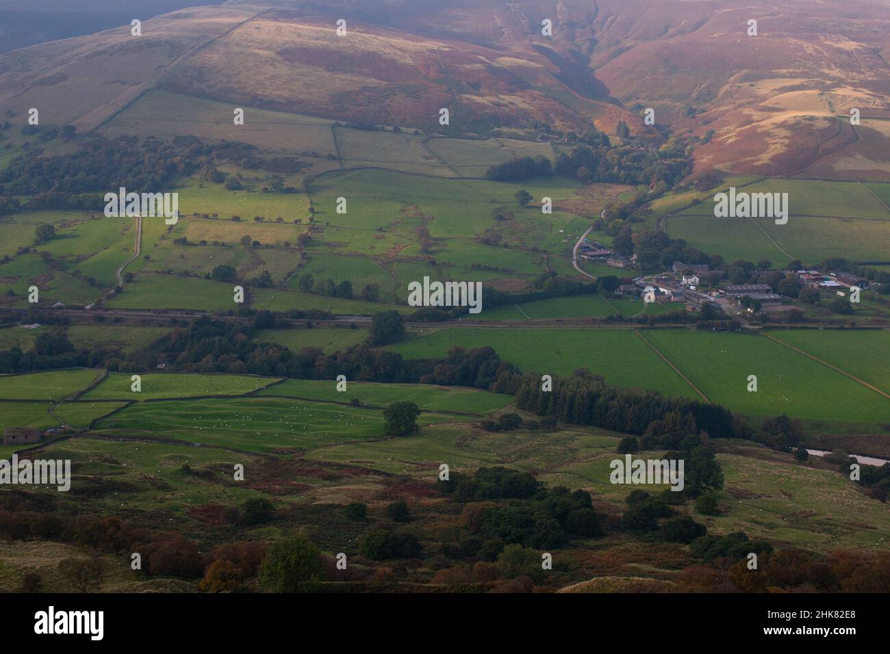 Aerial view of uk farms and agriculture hi-res stock photography and ...