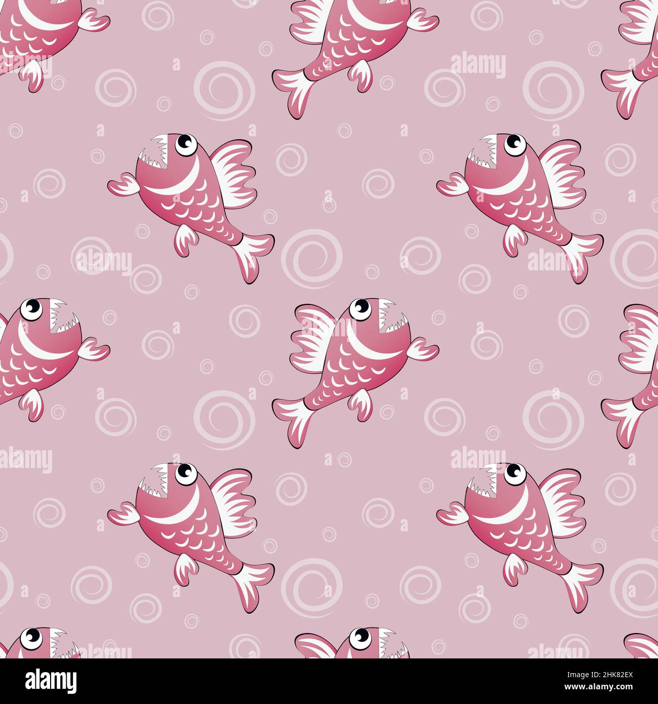 Fish predatory Stock Vector Images - Alamy