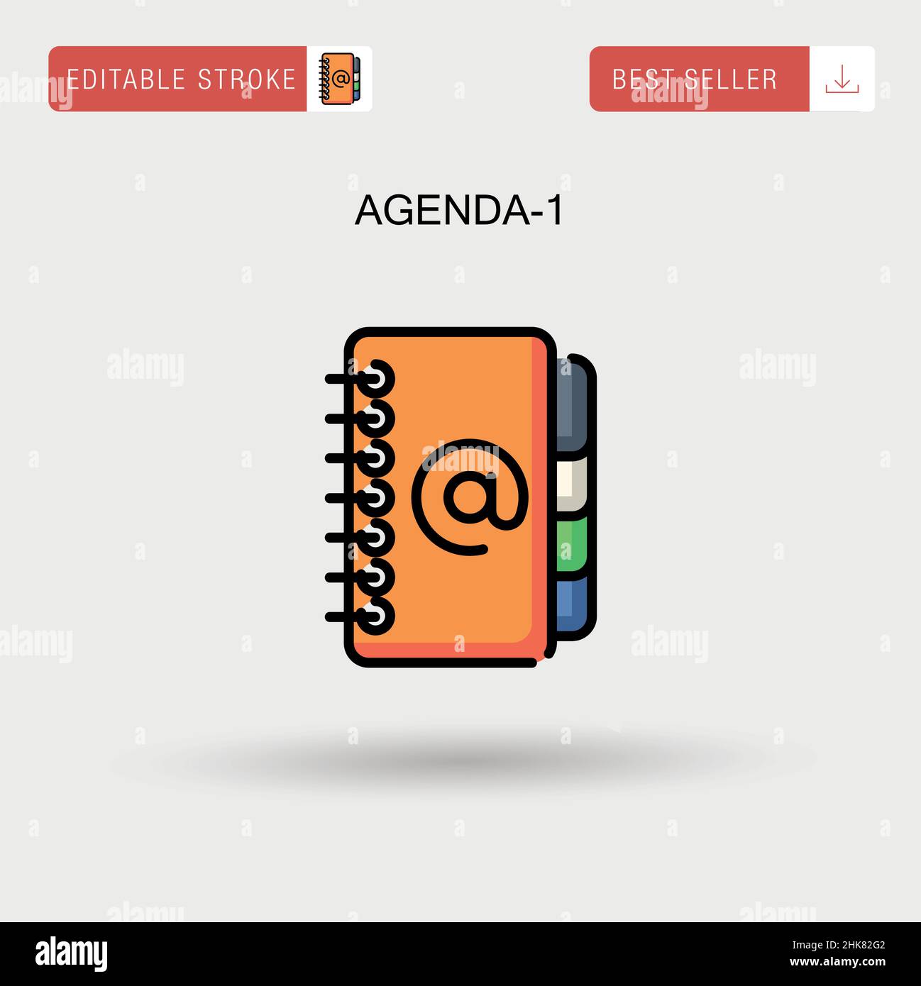 Agenda banner schedule planner Stock Vector Images - Alamy