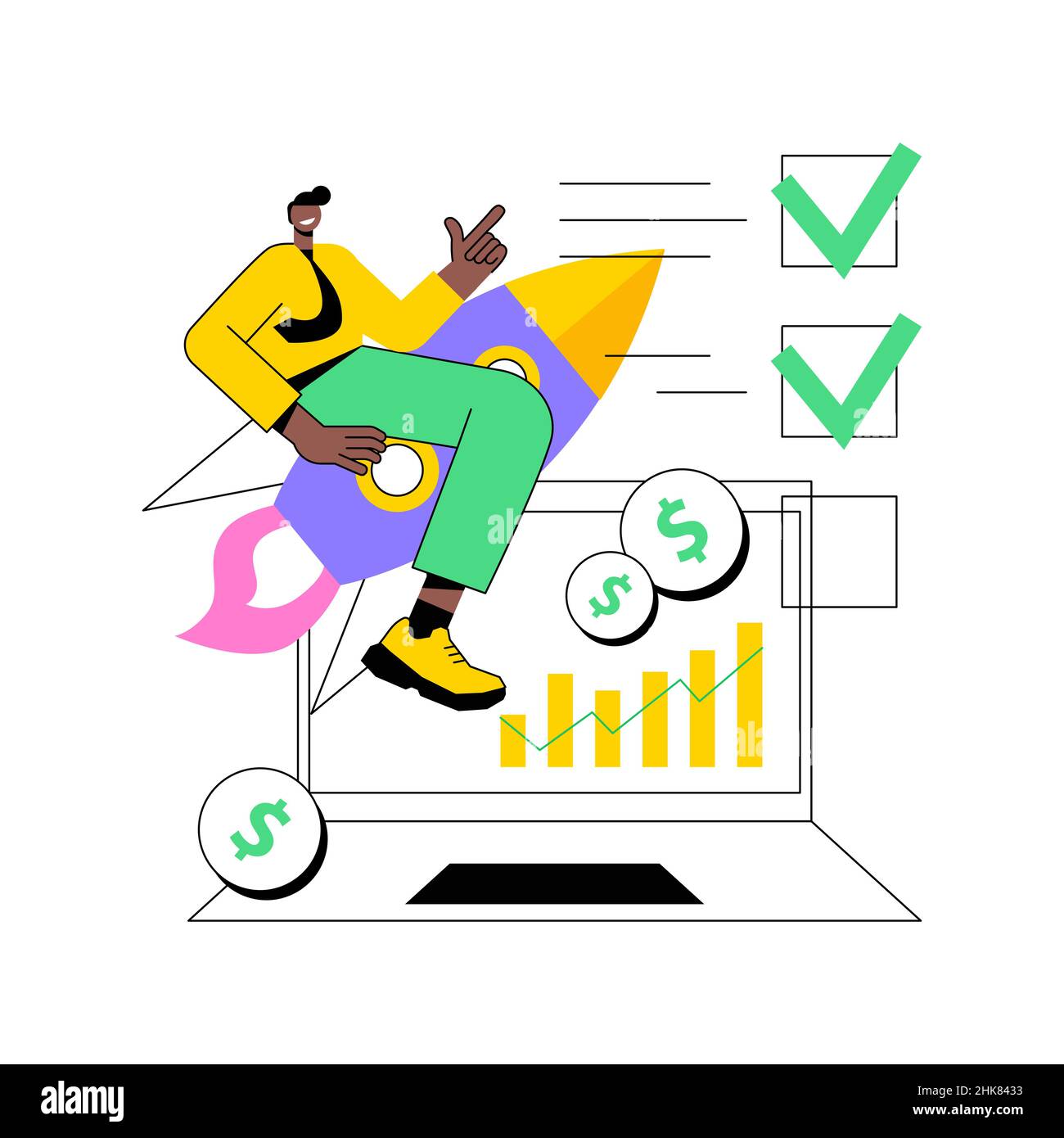 Demand planning abstract concept vector illustration. Demand analytics ...