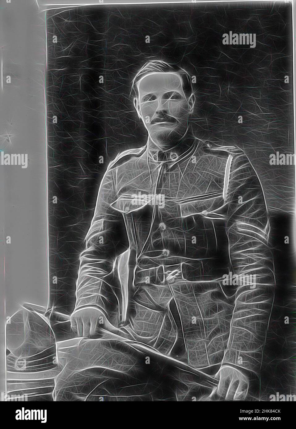 Inspired by Copy of a portrait of Corporal Charles Hart, New Zealand ...