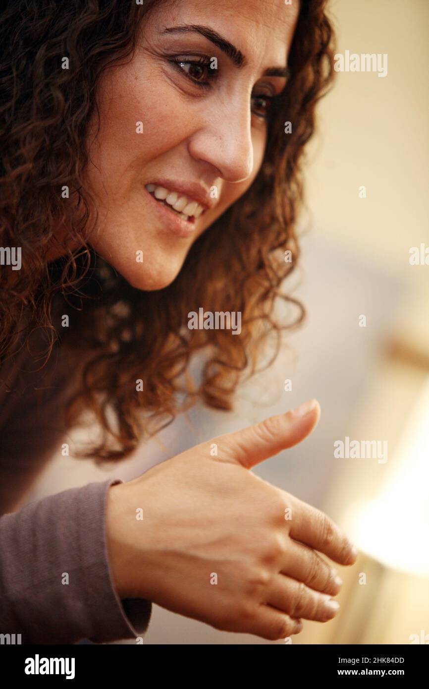 ISTANBUL, TURKEY - APRIL 30: Famous Kurdish musician and singer Aynur ...
