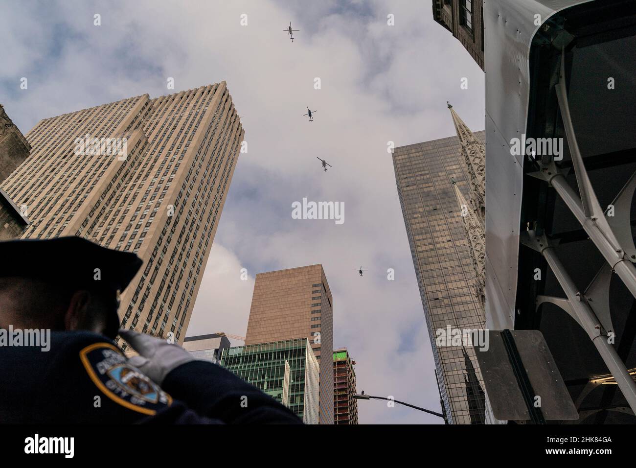 Funeral was held at Saint Patrick’s Cathedral for the fallen police ...