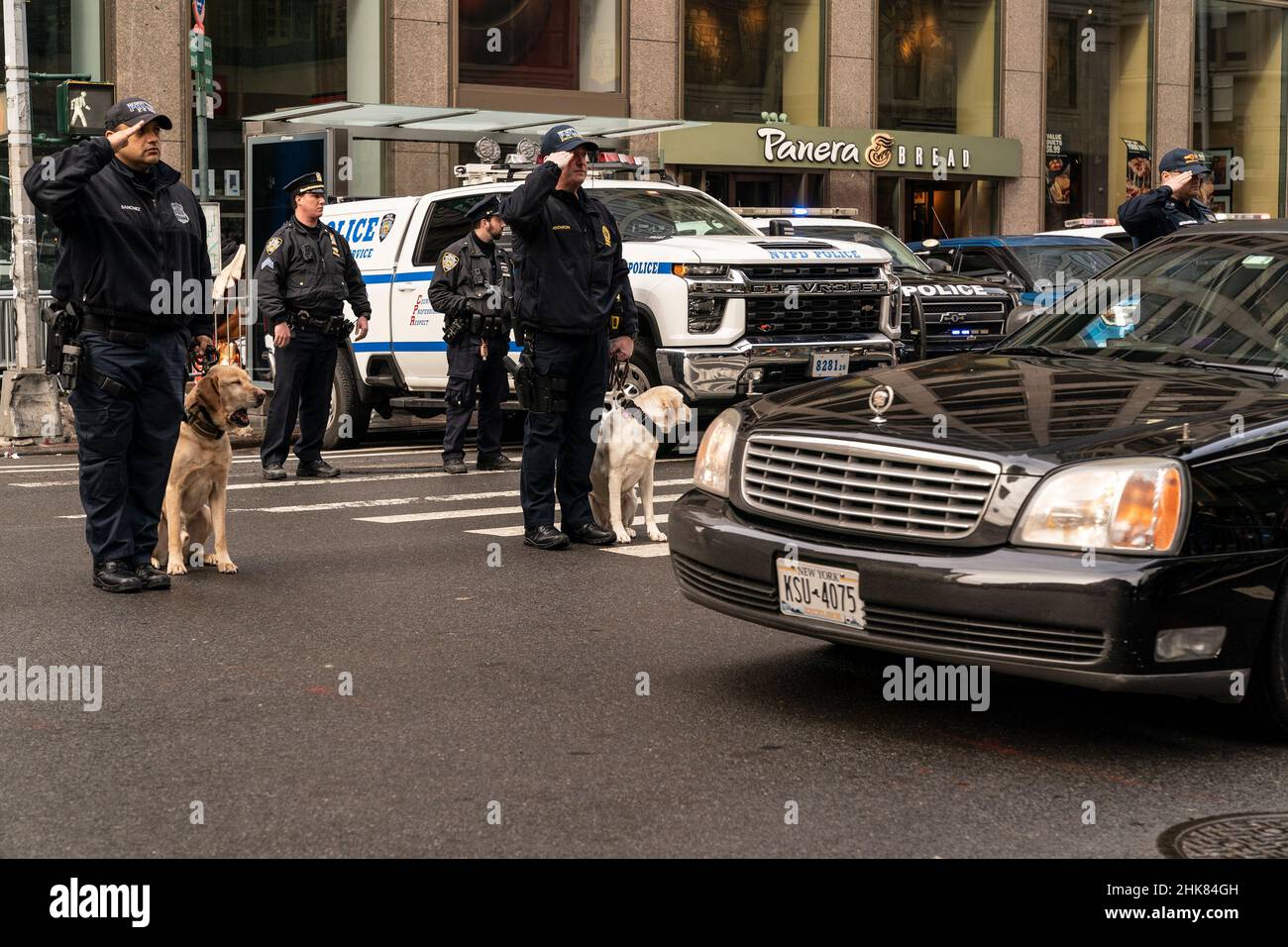 Funeral was held at Saint Patrick’s Cathedral for the fallen police ...