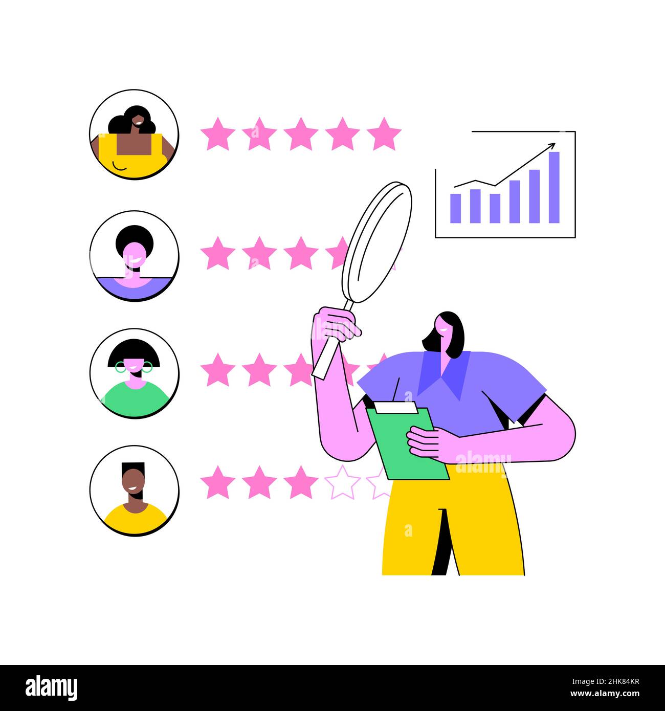 Performance management abstract concept vector illustration. Human ...