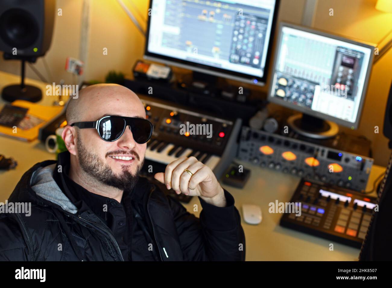 ISTANBUL, TURKEY - FEBRUARY 28: Famous Turkish musician and singer ...