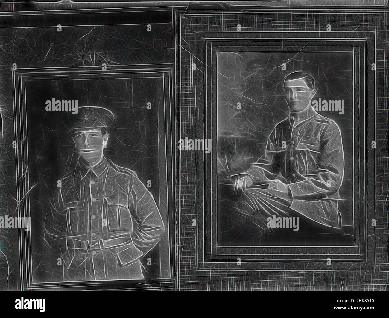 Inspired by Copy of portraits of Lance Bridge and another soldier ...