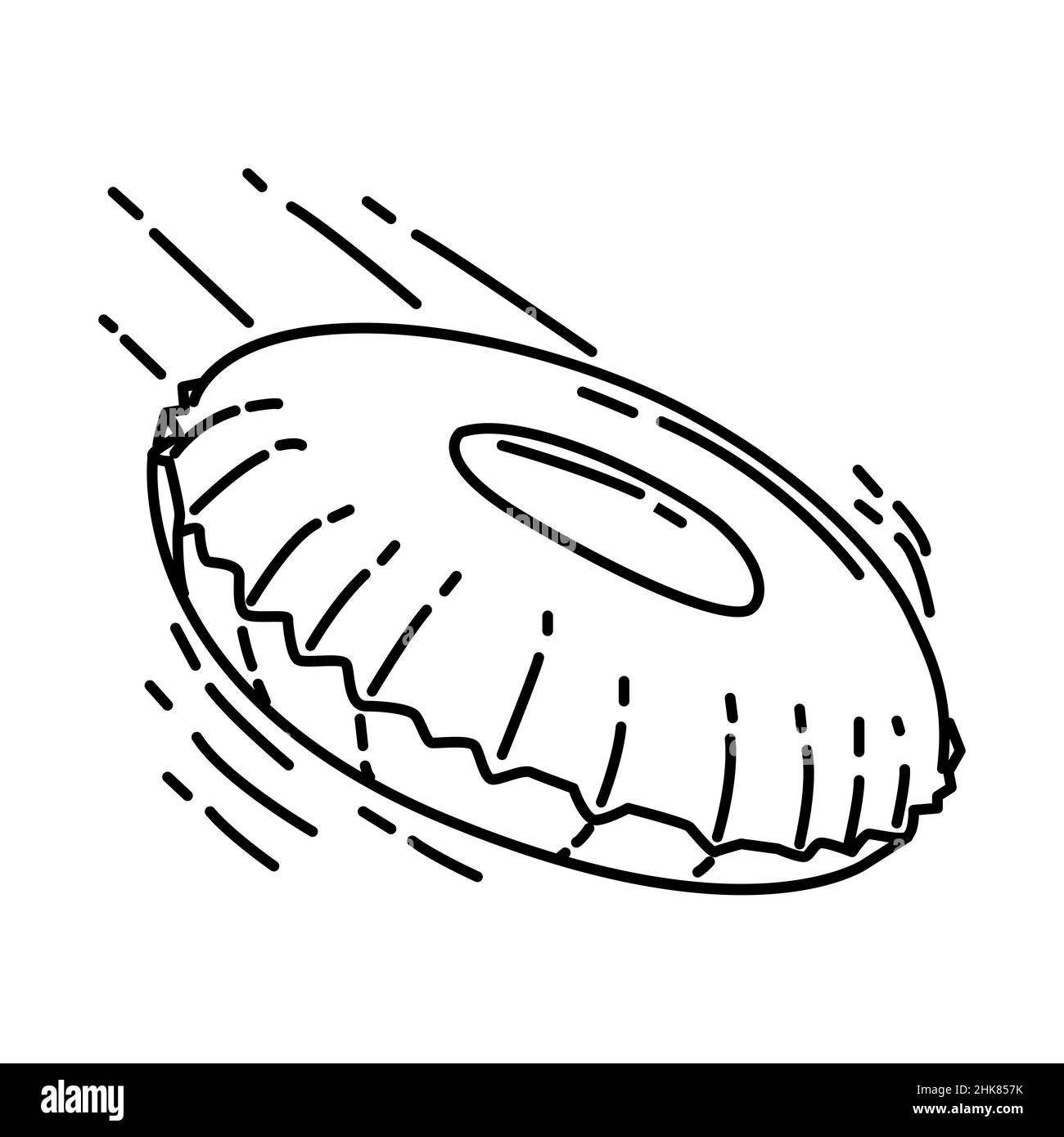 Go Tubing or Sledding Part of Winter Activities for Family Hand Drawn ...