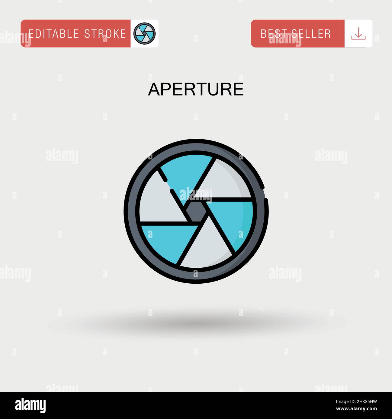 Shot icon simple outline hi-res stock photography and images - Alamy