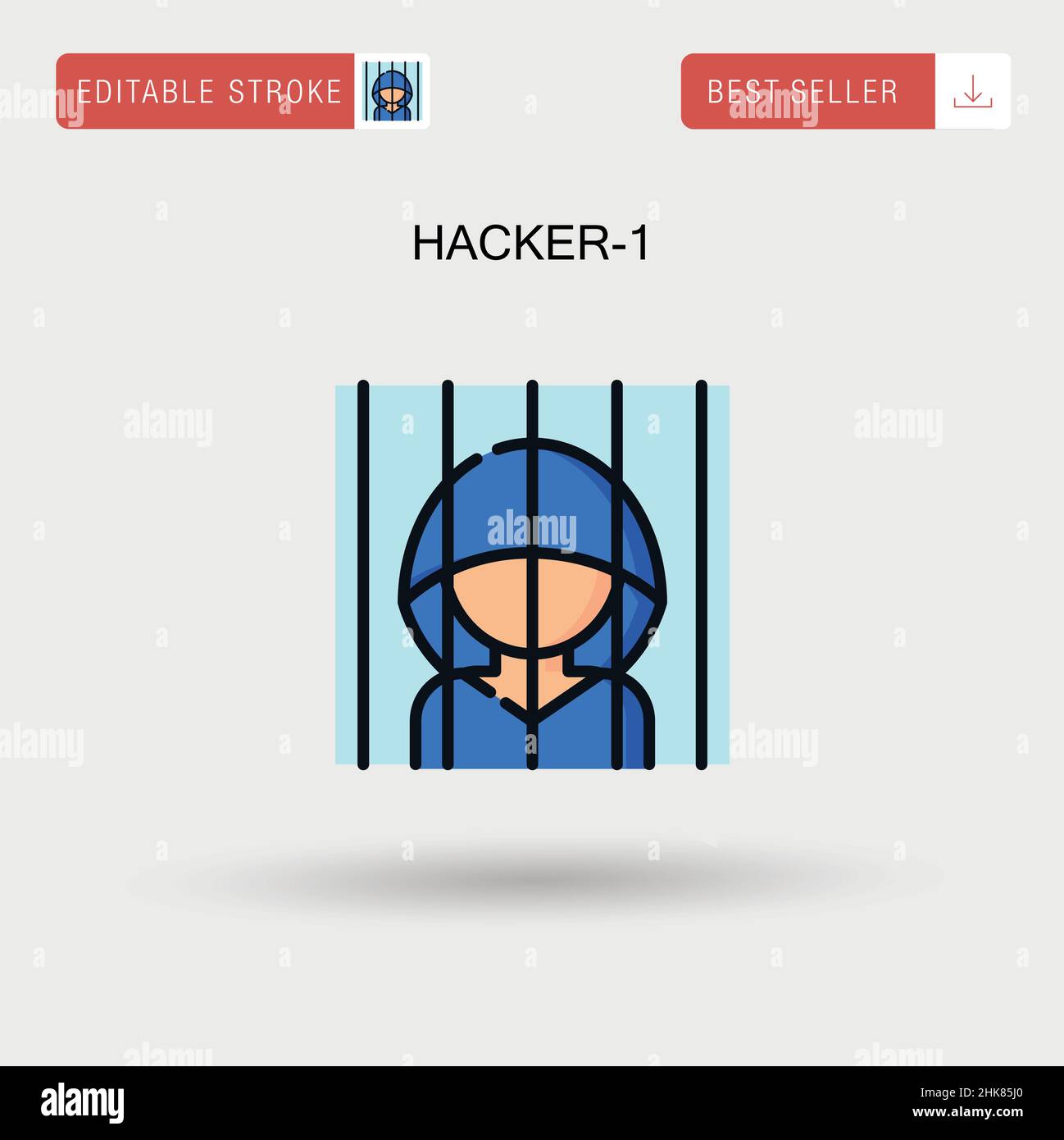 Hacking system black vector Stock Vector Images - Alamy