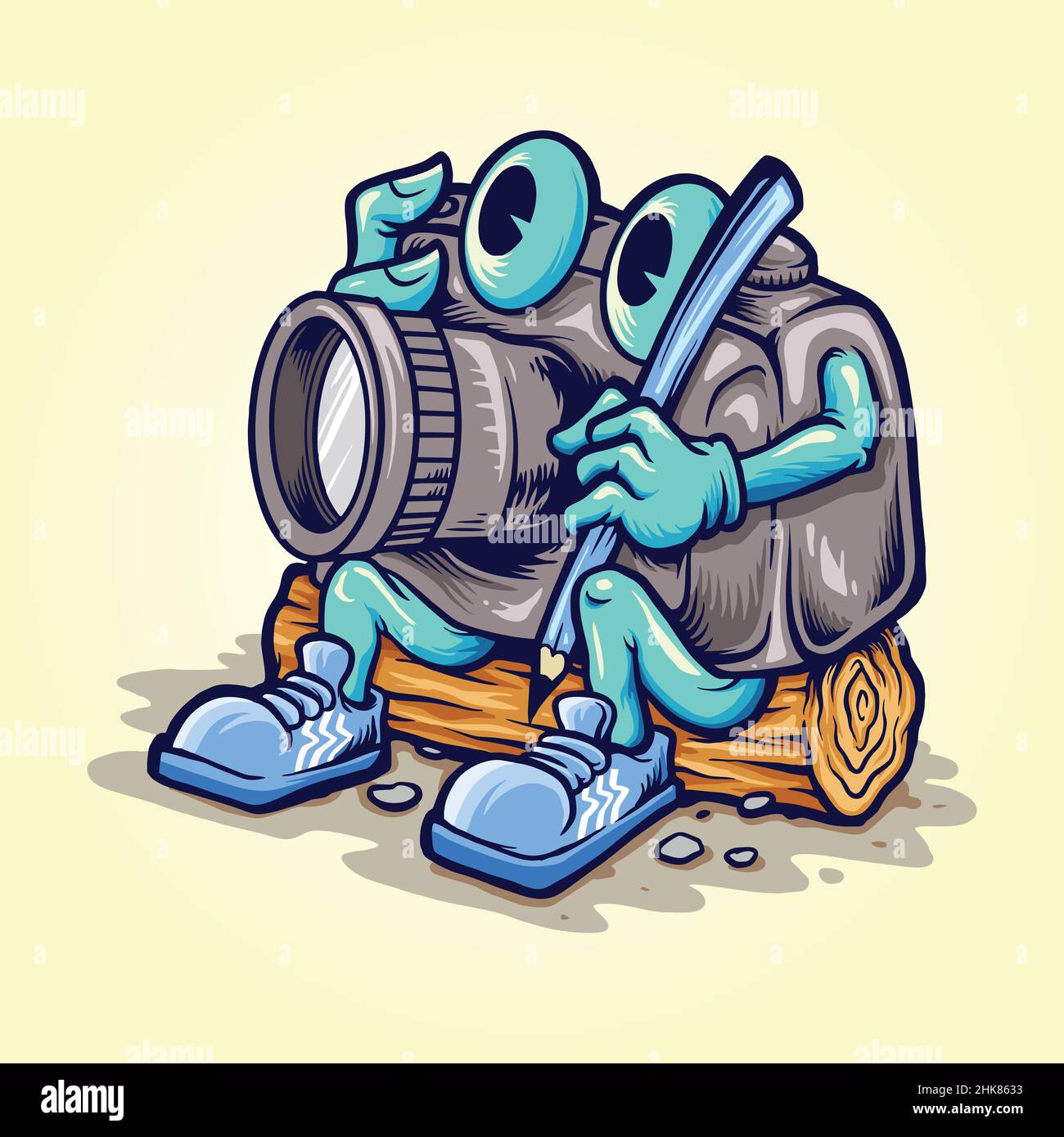 Cartoon Camera Photography Illustrator Vector illustrations for your ...