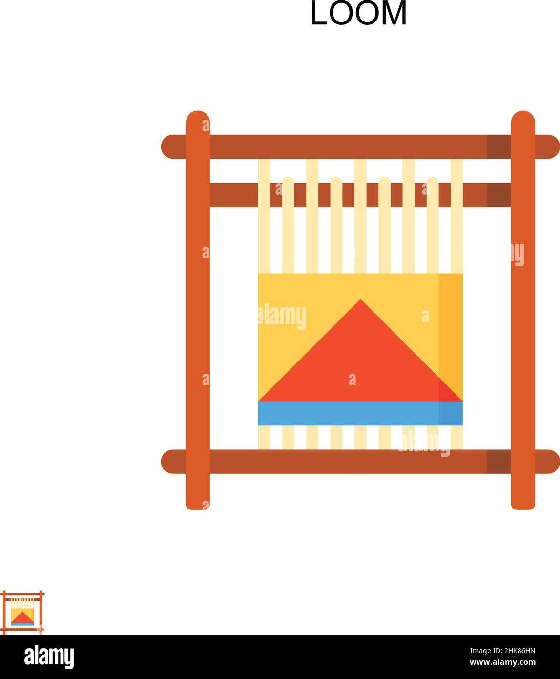 Yarn production Stock Vector Images - Alamy