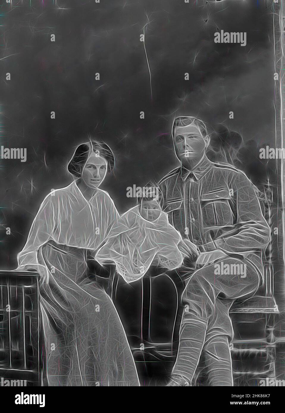 Inspired by Herbert James Freeman with Marguerita Freeman and baby Zena ...
