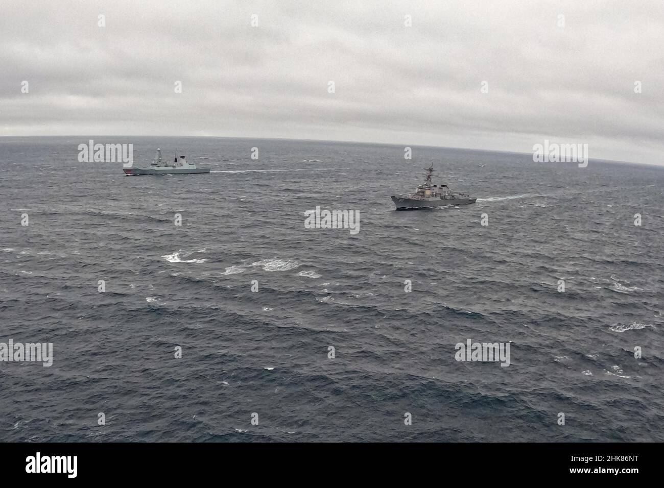 NORTH ATLANTIC OCEAN (Jan. 29, 2022) The Arleigh Burke-class guided ...