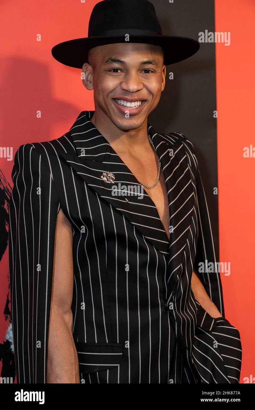New York, United States. 01st Feb, 2022. Darius Wright attends "MJ" The ...