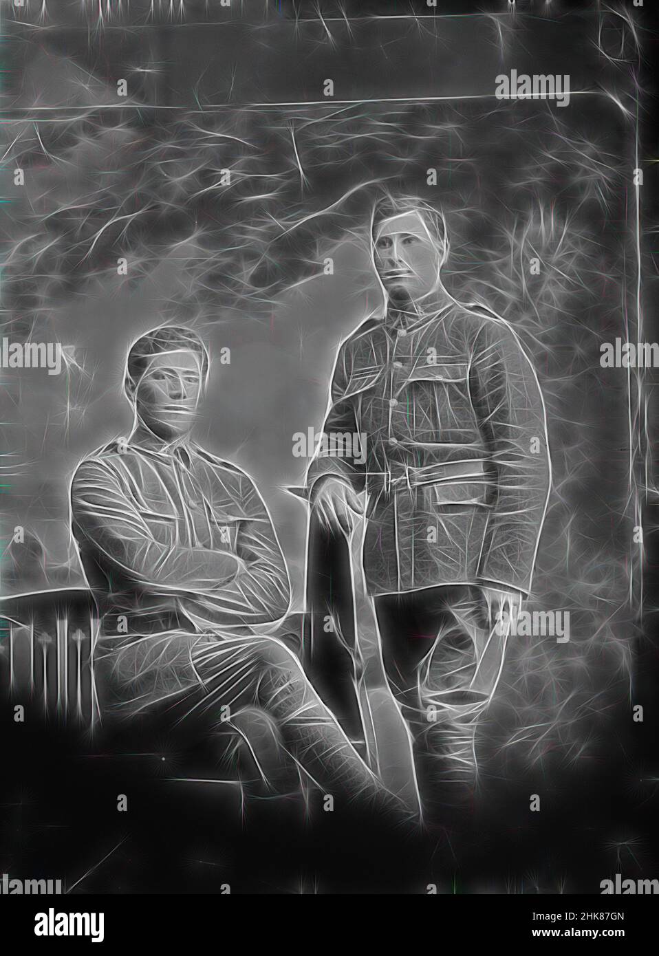 Inspired by Gerald Gower (sitting) and Alfred Featherston Gower, Berry ...