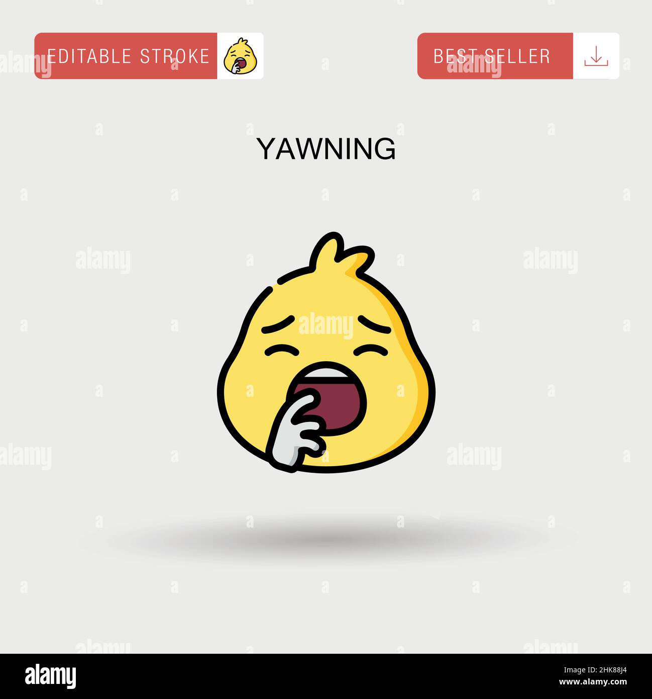 Adult yawning Stock Vector Images - Alamy