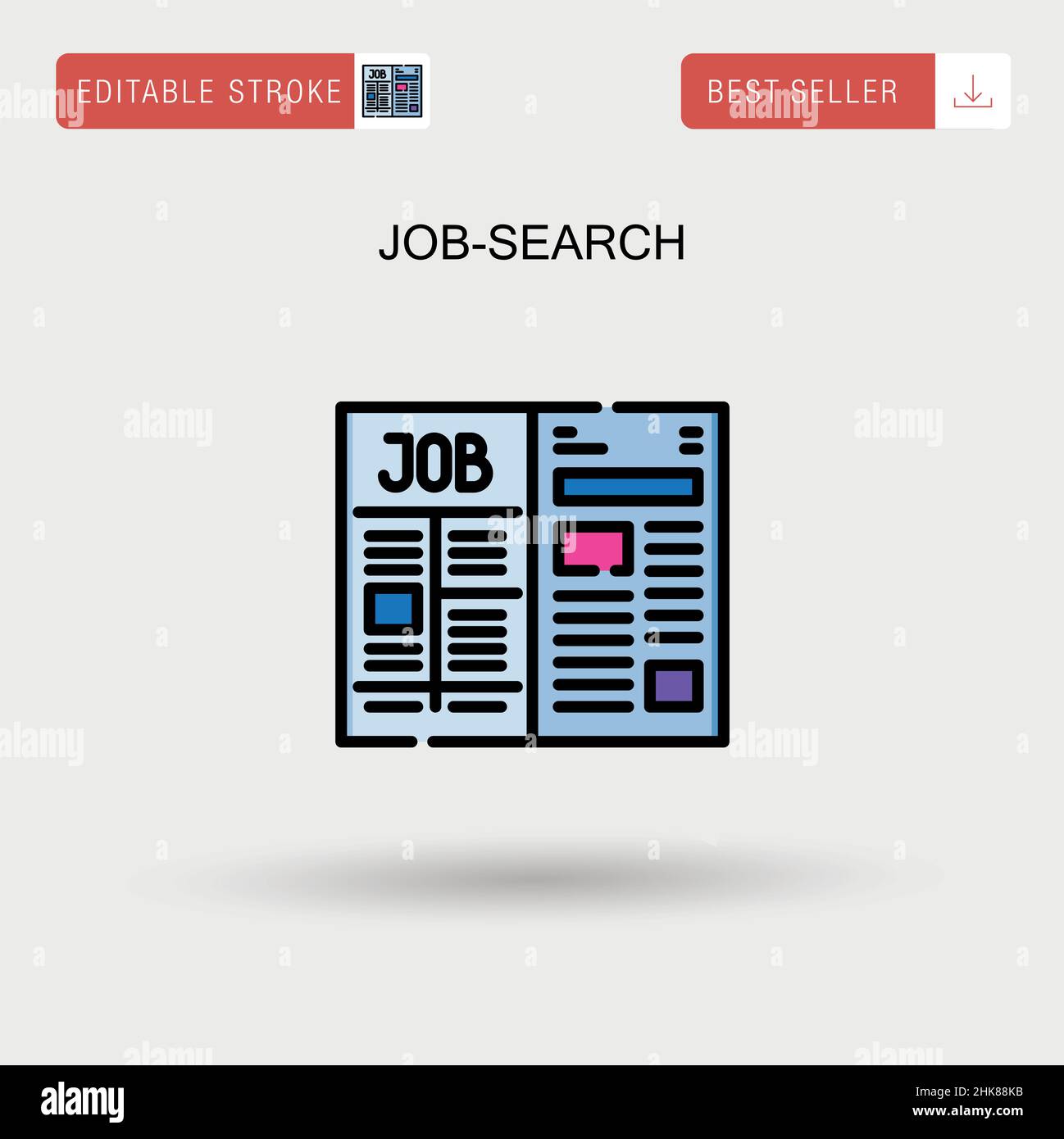 Search technology communication hiring Stock Vector Images - Alamy