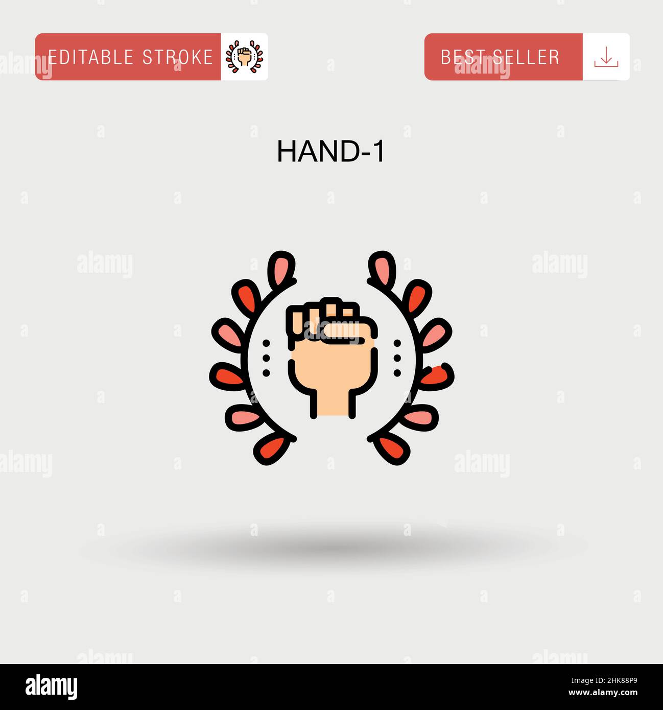 Hand 1 Stock Vector Images - Alamy