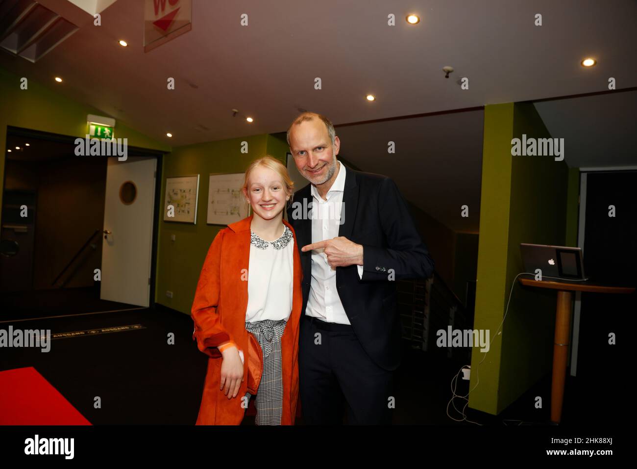 Clemens Schaeffer und Annlis Krischke bei der Premiere des Kinofilms ...