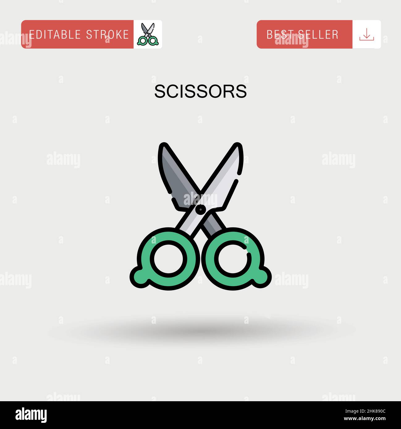 Scissor paper Stock Vector Images - Alamy