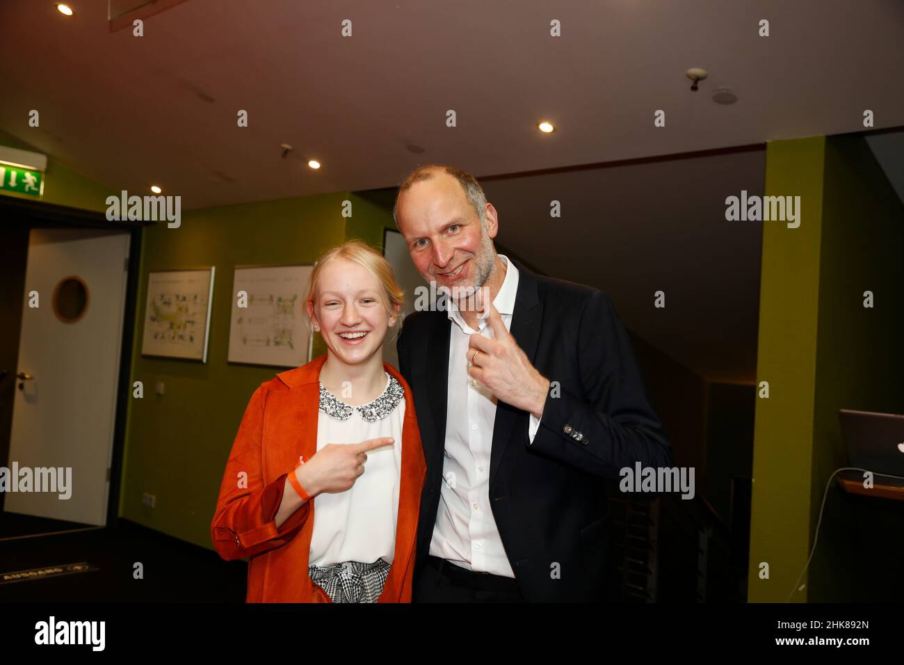 Clemens Schaeffer und Annlis Krischke bei der Premiere des Kinofilms ...