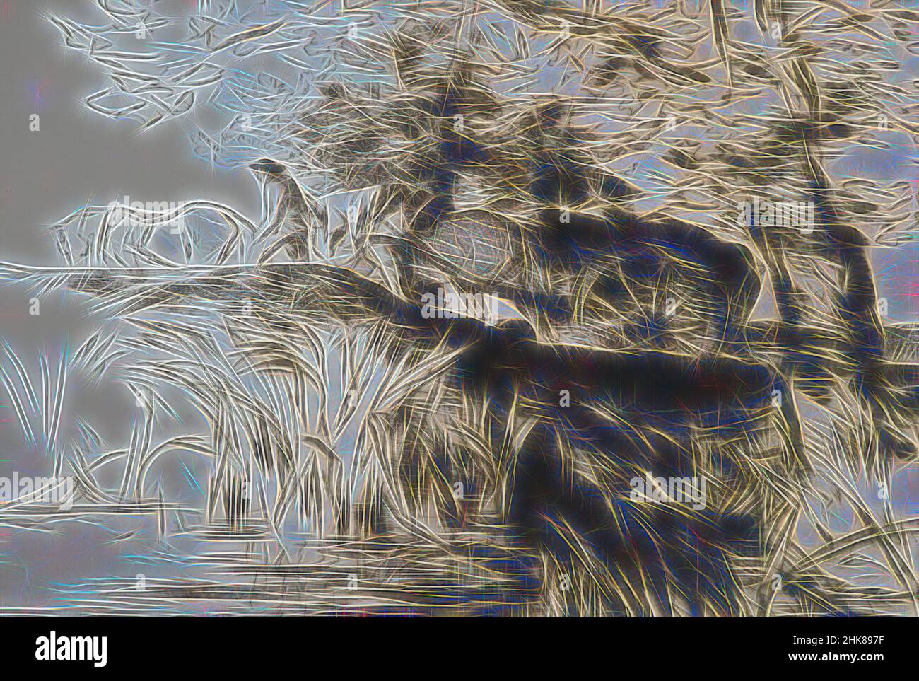 Inspired by The meadow road, Edmund Blampied, artist, 1936, drypoint ...