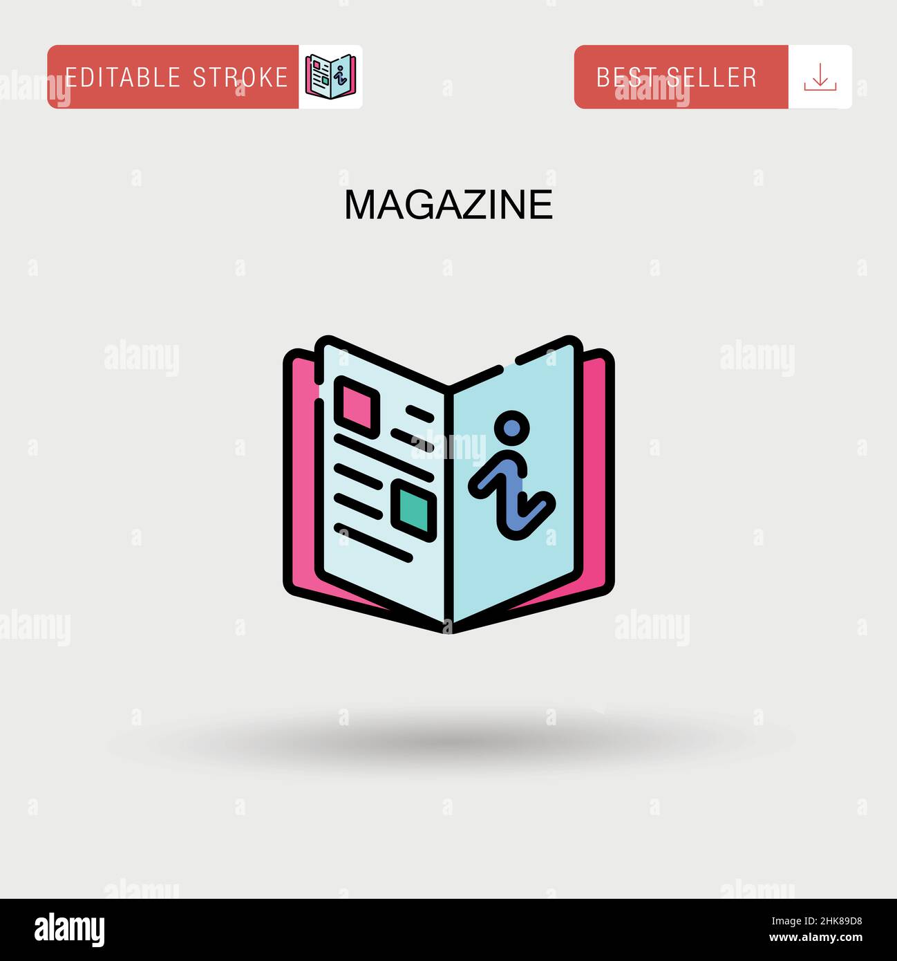 Paper magazine Stock Vector Images - Alamy