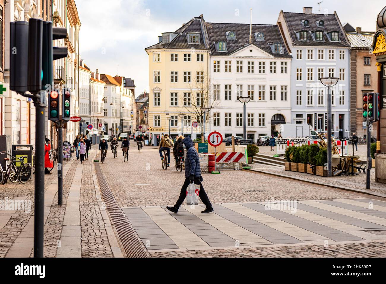 Copenhagen Denmark cross walk absolute iconic image of European country ...