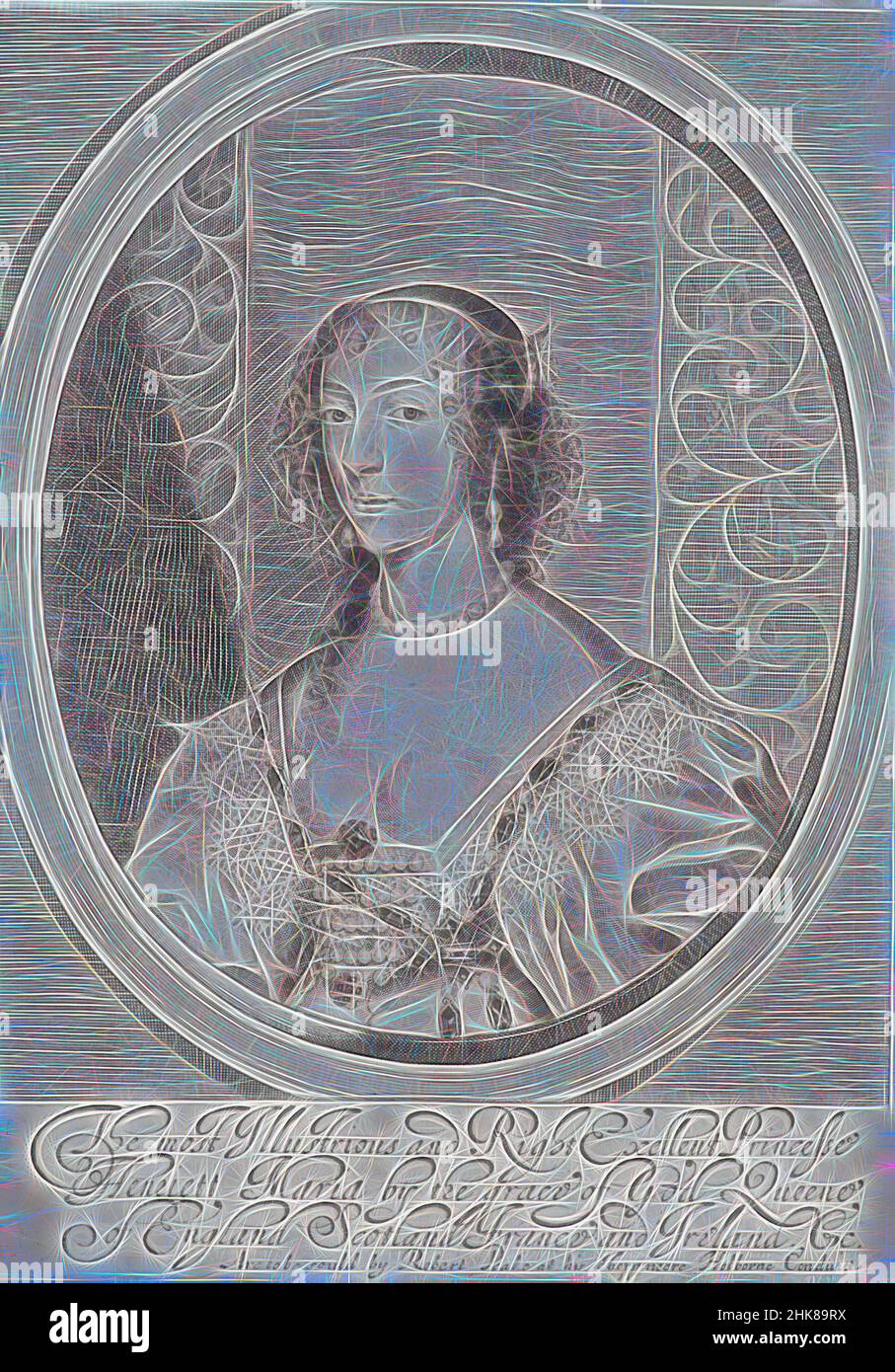 Inspired by Queen Henrietta Maria, William Faithorne the Elder ...