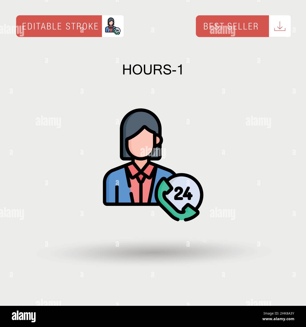 1 day clock Stock Vector Images - Alamy