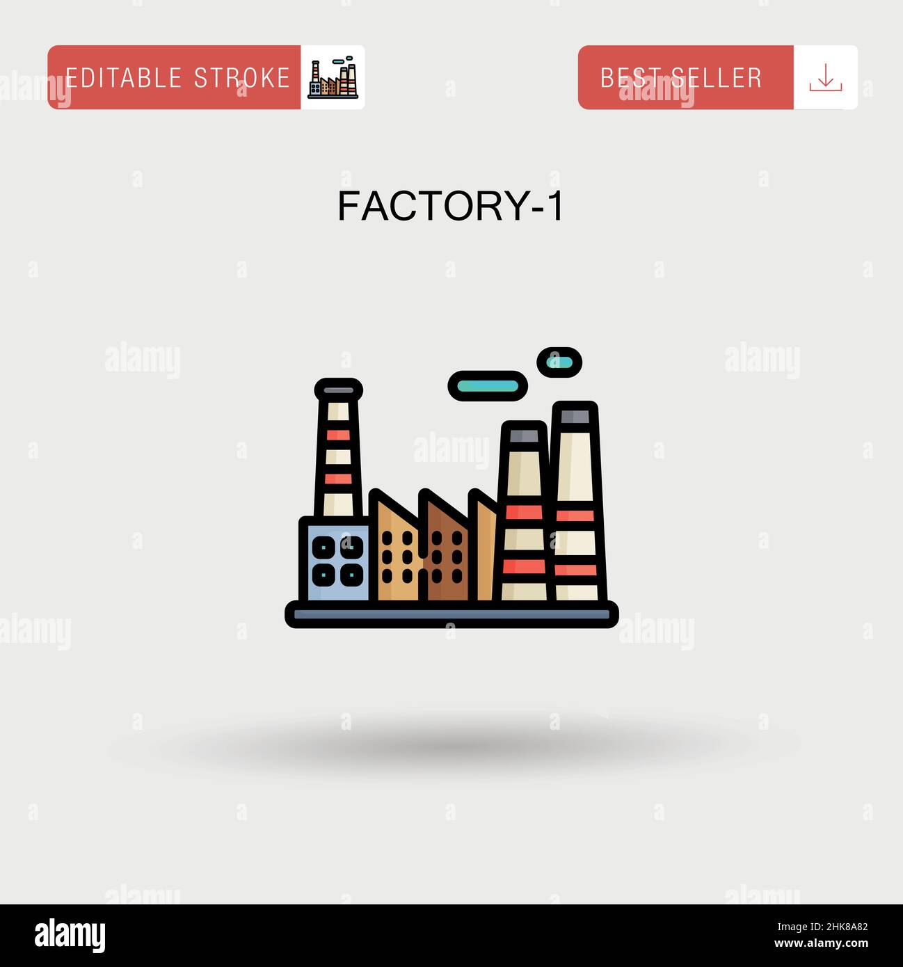 Factory simple drawing hi-res stock photography and images - Alamy
