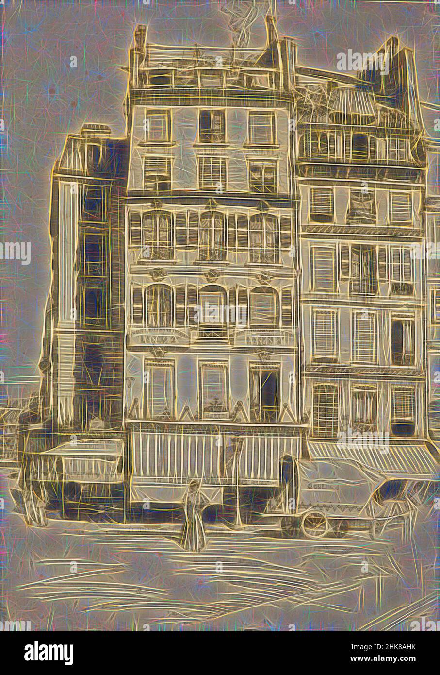 Inspired by Quai de L'Hotel de Ville, Raymond Ray-Jones, artist, circa ...