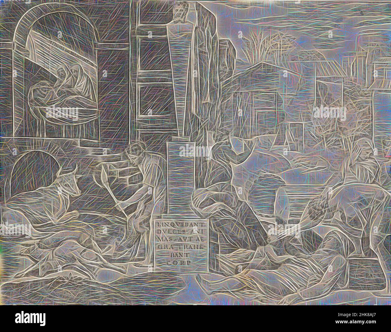 Inspired by The plague., Marcantonio Raimondi, engraver (printmaker ...