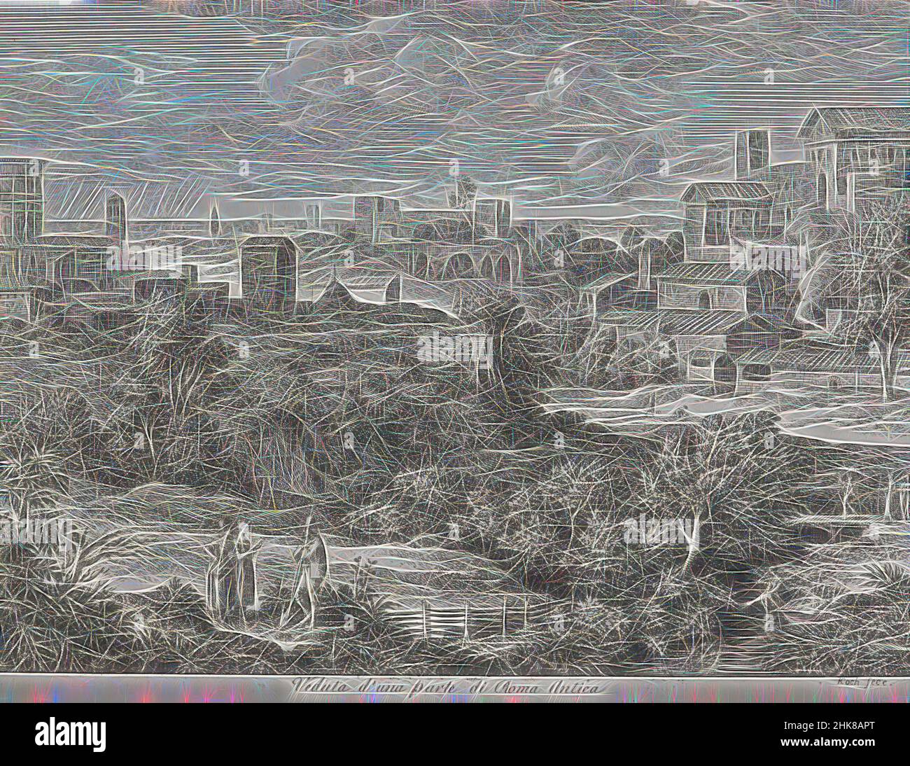 Inspired by Die Römischen Ansichten (Views of Rome)/ Veduta d'una parte ...