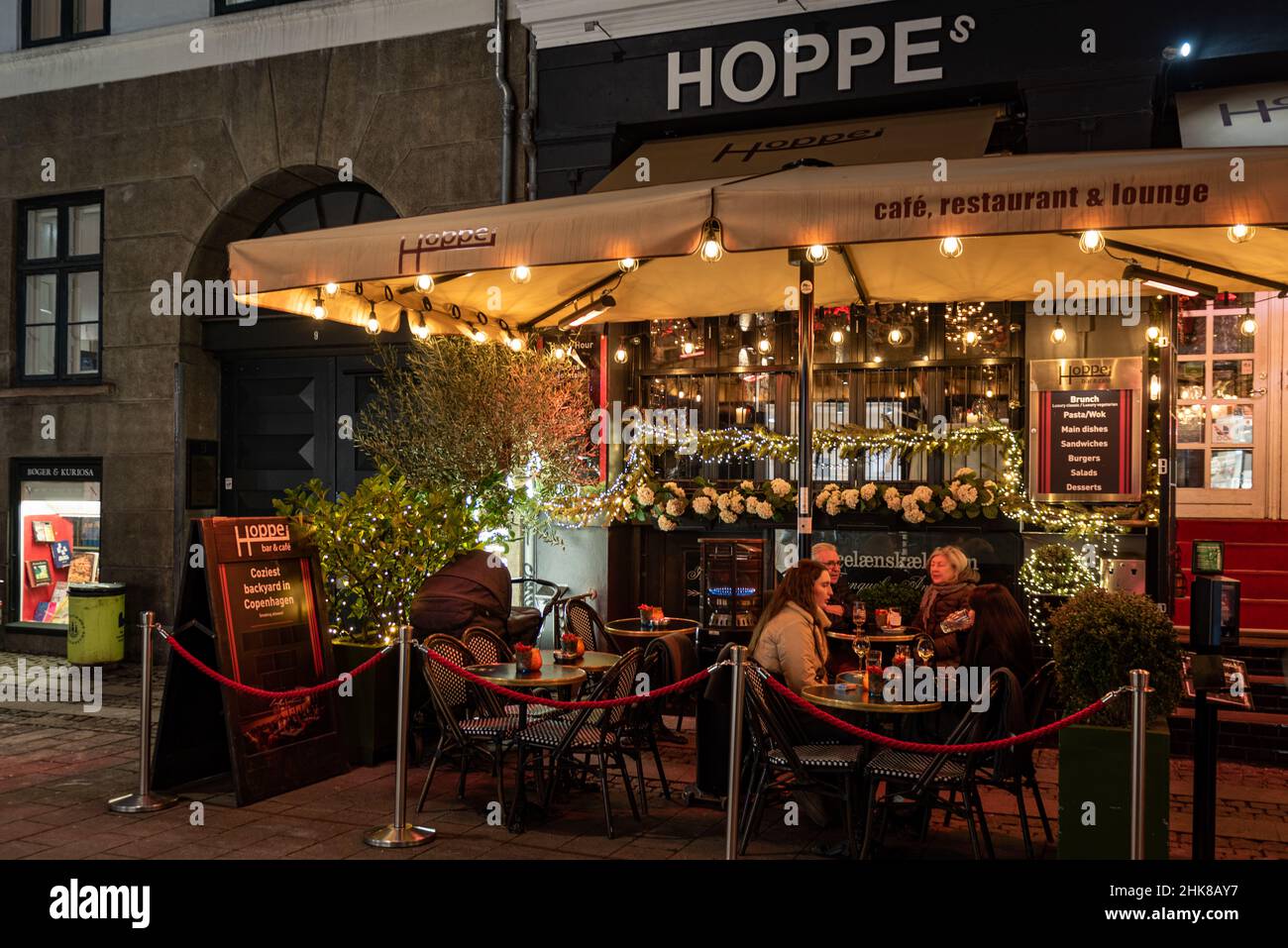 restaurants in Copenhagen Denmark Stock Photo - Alamy