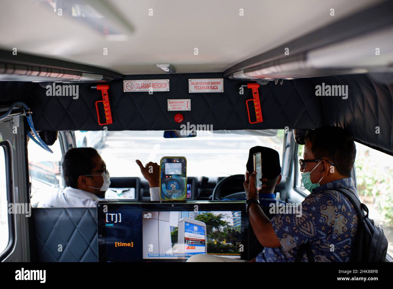 An interior view of the new cool, luxurious and air-conditioned ...