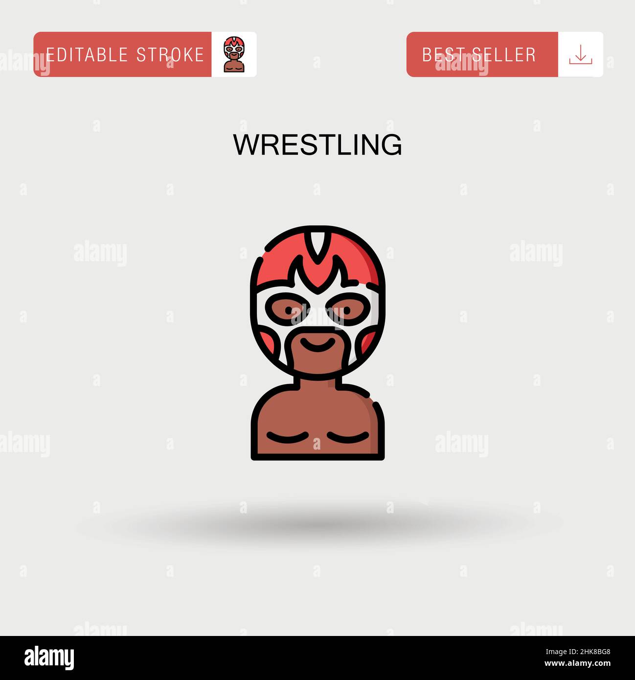 Freestyle wrestling vector hi-res stock photography and images - Alamy