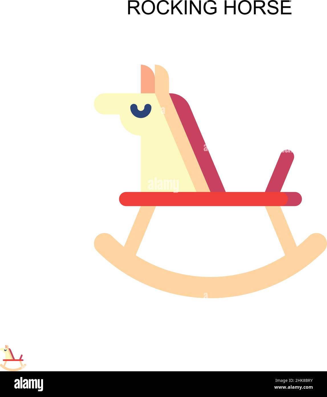 Rocking horse Stock Vector Images - Alamy