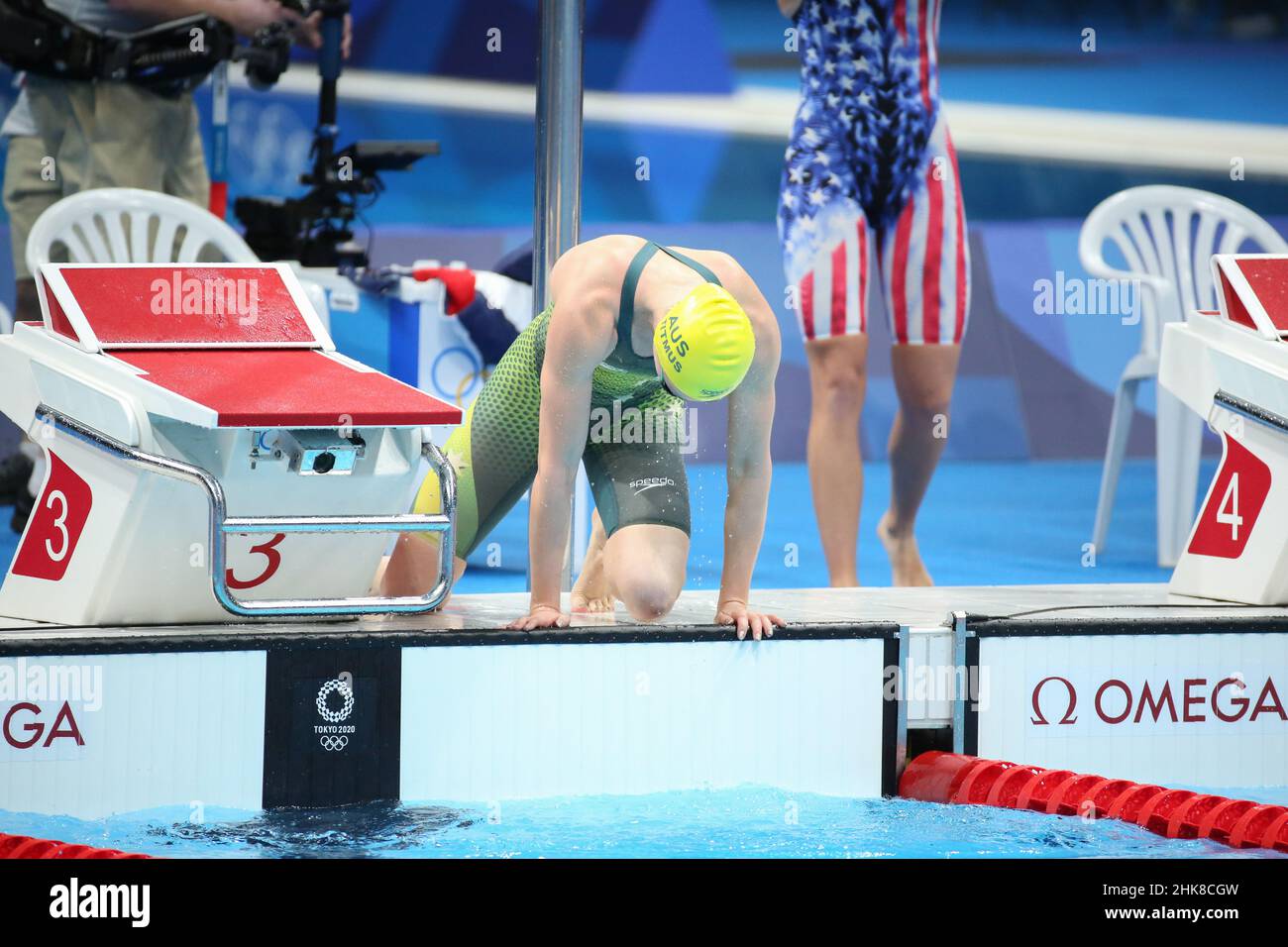 JULY 26th, 2021 - TOKYO, JAPAN: Ariarne Titmus of Australia in action ...