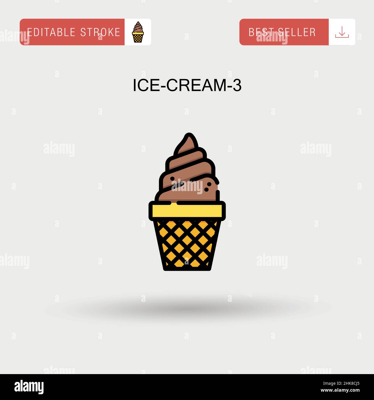 Vanilla cream dessert Stock Vector Images - Alamy