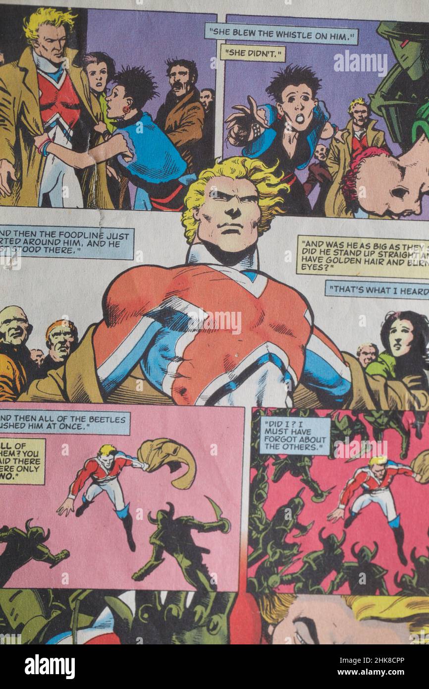 Marvel comics superheroes hi-res stock photography and images - Alamy