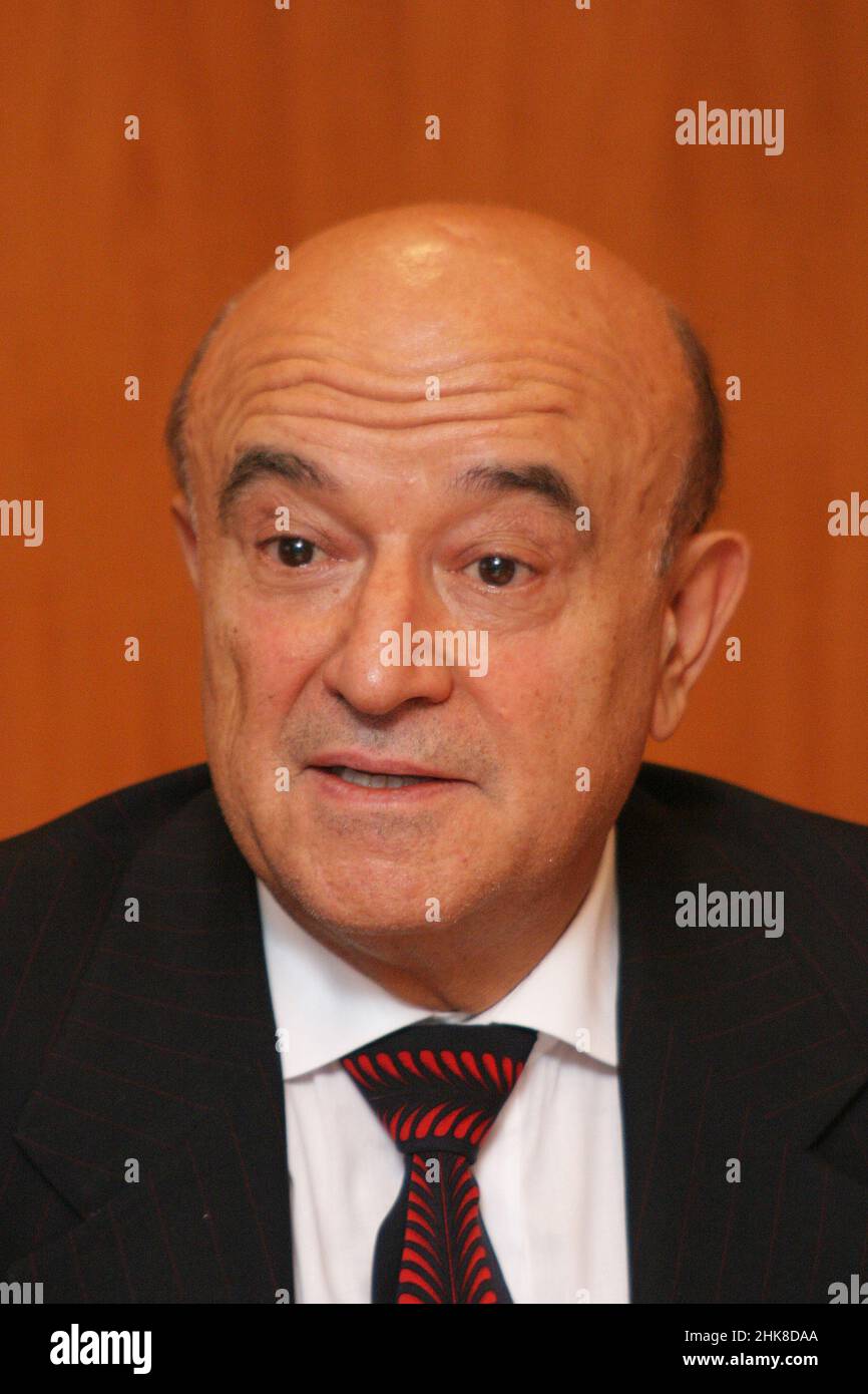 ISTANBUL, TURKEY - OCTOBER 20: Turkish banker, businessman and ...