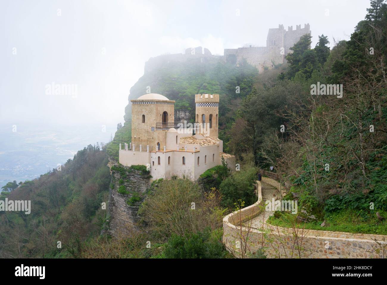 Venus Castle, Erice, Sicily, Italy Stock Photo - Alamy