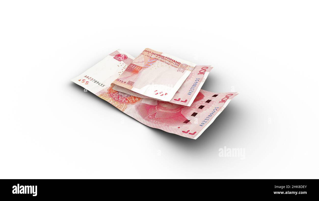 100 yuan note hi-res stock photography and images - Alamy