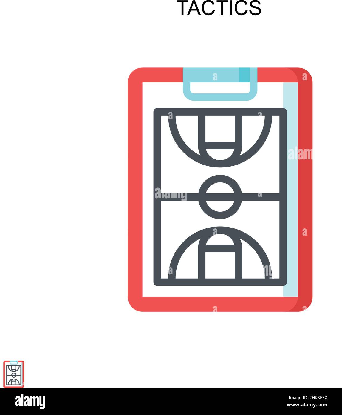 Tactics Simple vector icon. Illustration symbol design template for web ...