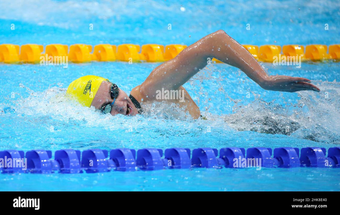 JULY 26th, 2021 - TOKYO, JAPAN: Ariarne Titmus of Australia wins the ...