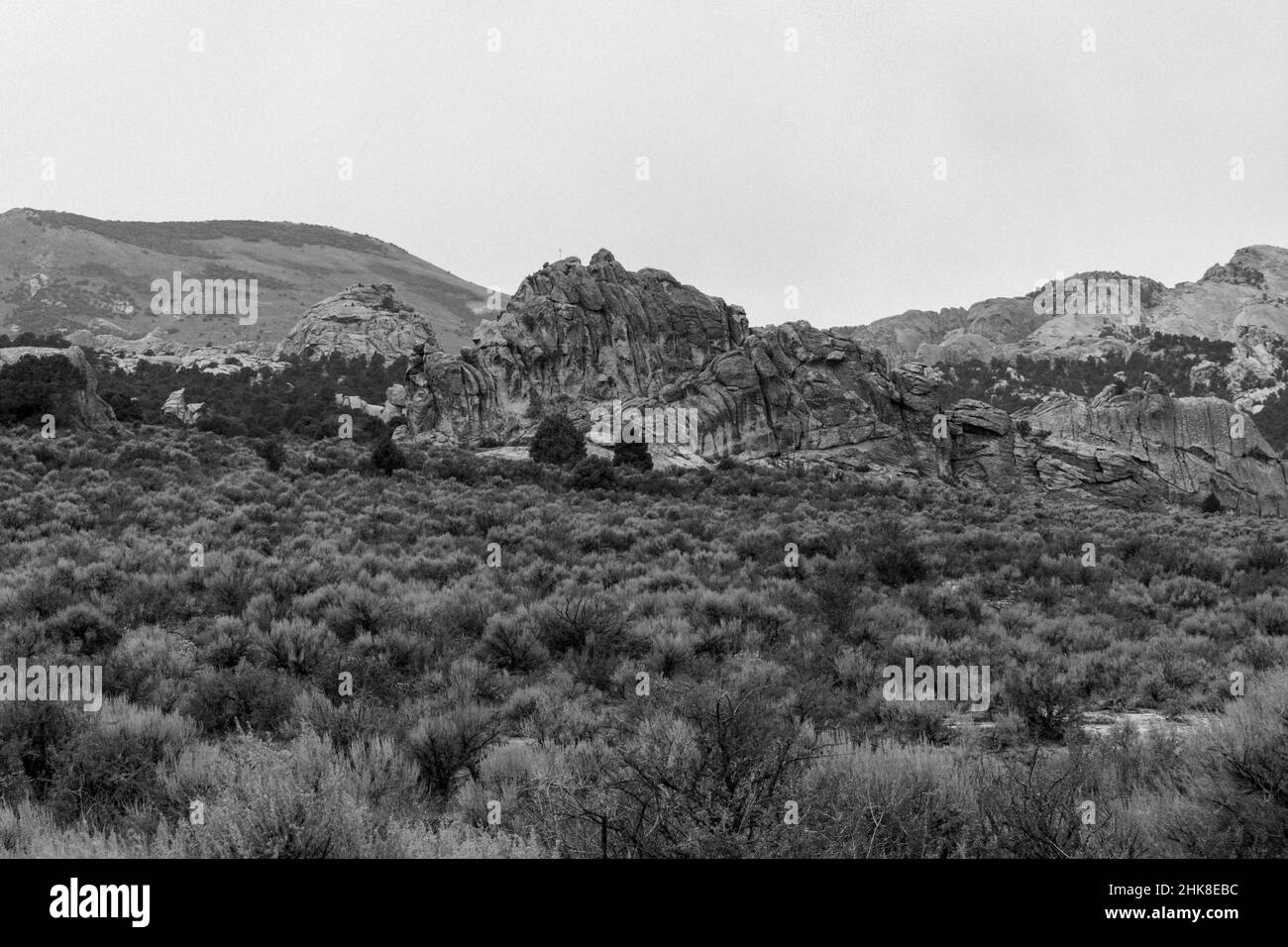 Amazing rock formations in City of Rocks National Reserve, Idaho. City ...