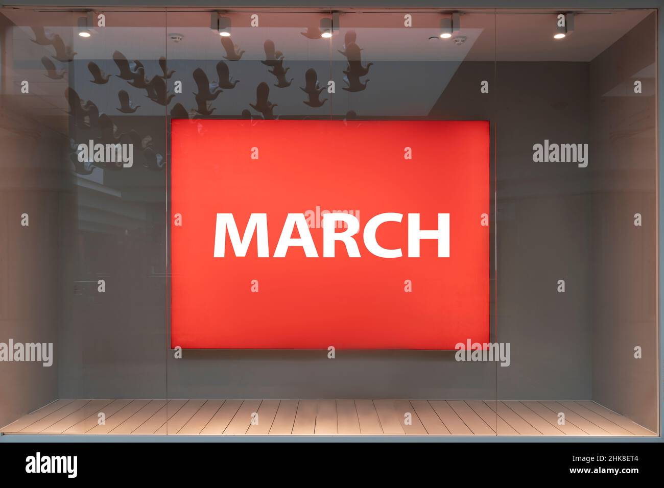 March month banner word hi-res stock photography and images - Alamy