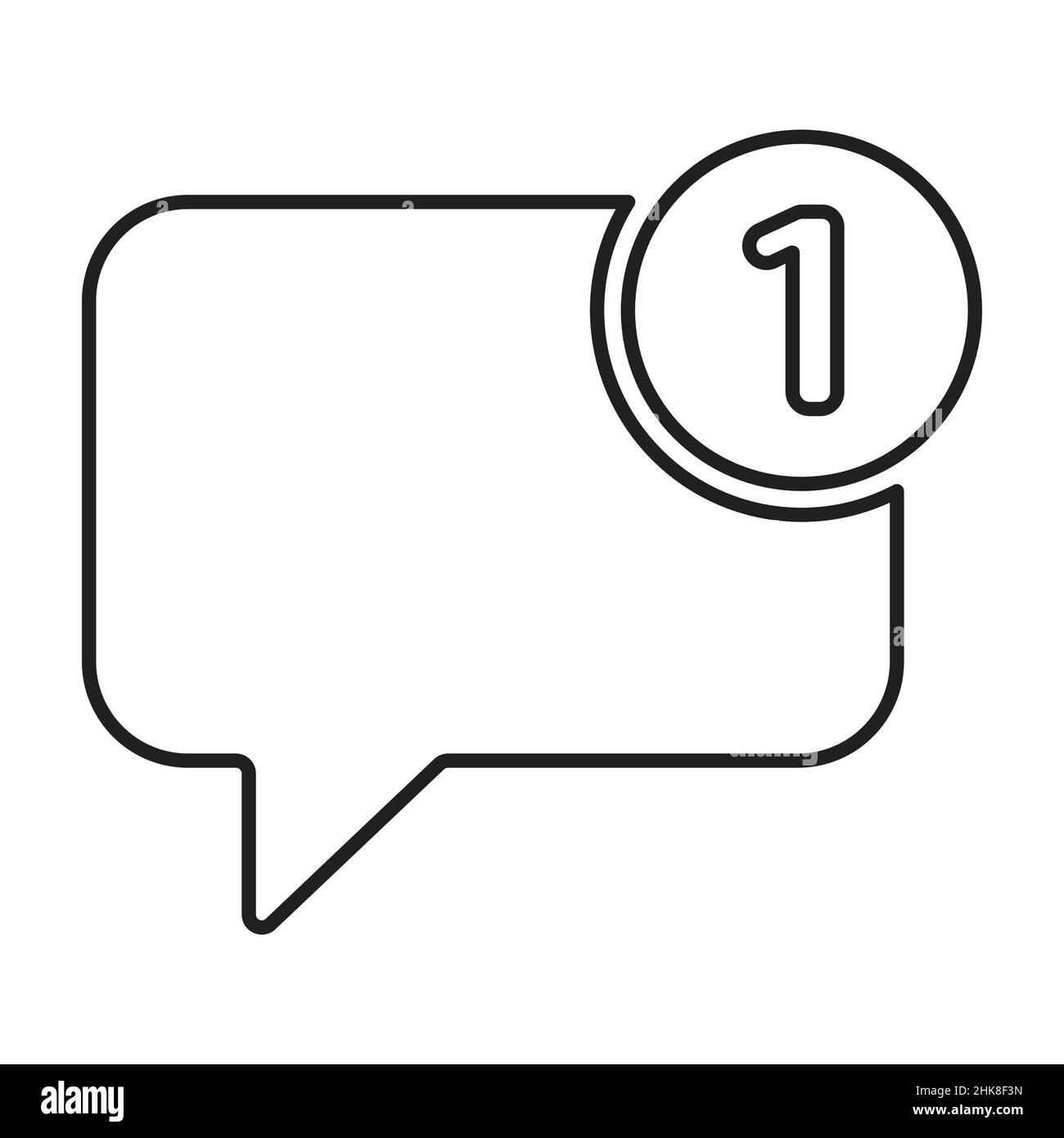 chat notification icon vector for your web design, logo, UI ...